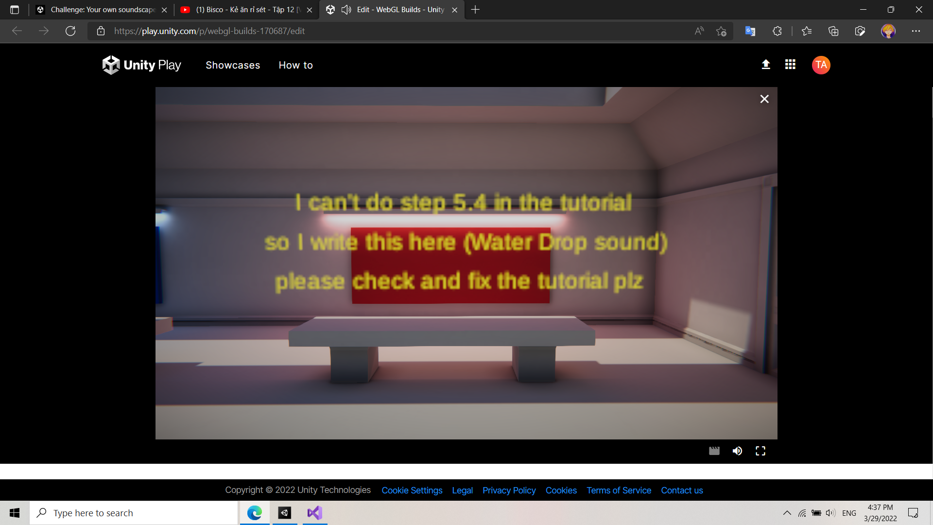 Creative Core: Audio - Unity Learn