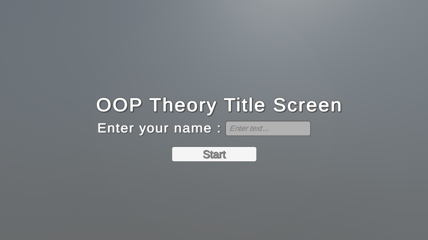 Programming Theory Repo - Unity Play