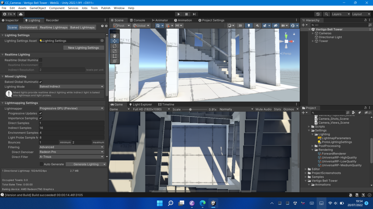 Stairs and perspective - Unity Play