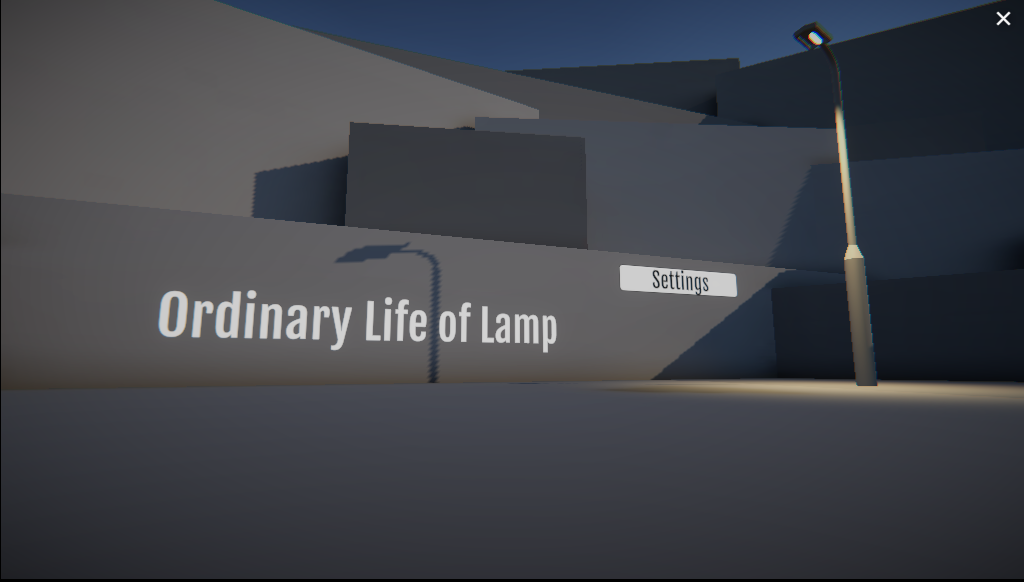 Ordinary Life of Lamp - Unity Play