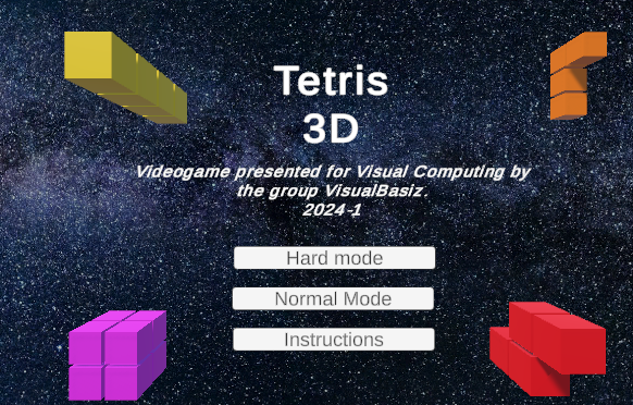 Tetris 3d - Visual Basiz - Unity Play